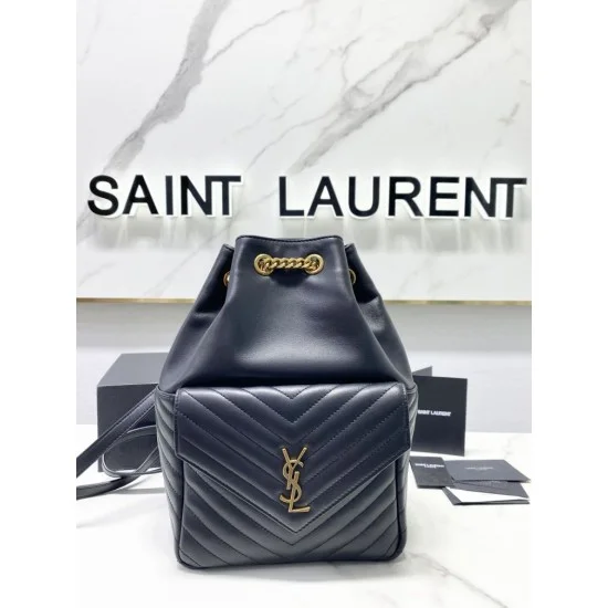 Fake YSL Saint Laurent Joe backpack Black Replica For Men & Women
